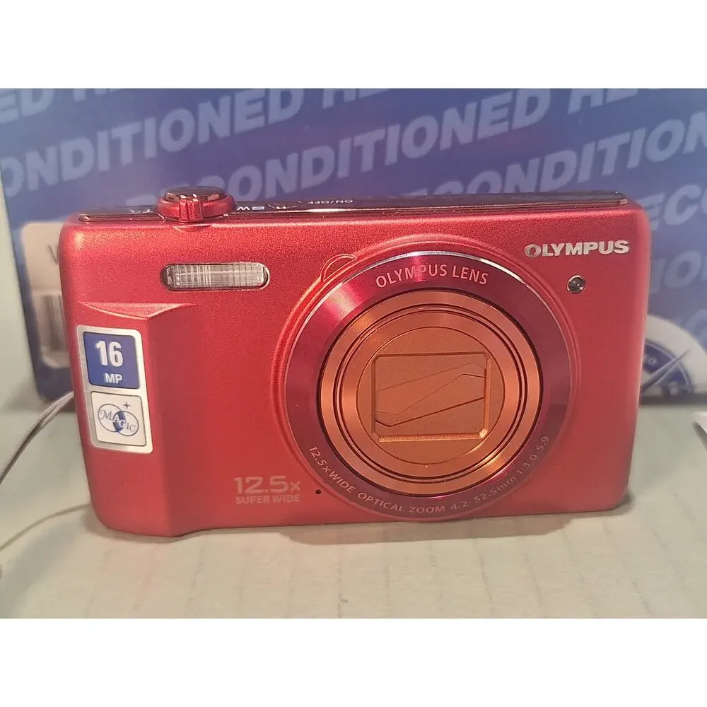 Olympus | Cameras, Photo & Video | Olympus Stylus Vr37 6mp Red Digital ...